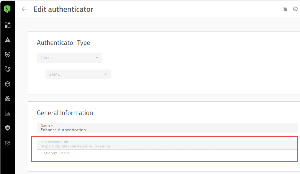 Update The Okta Saml Authenticator To Enable Idp Initiated Access To The Cylance Console